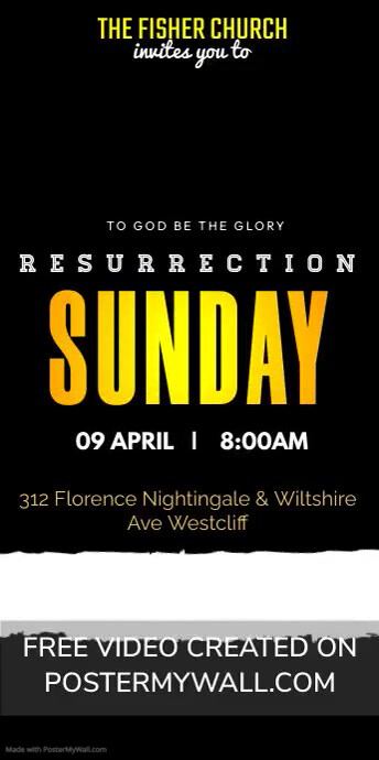 Easter Sunday Video Ads | PosterMyWall