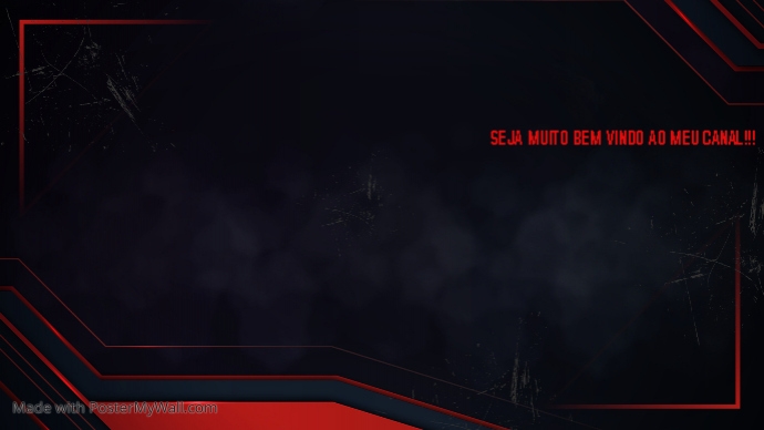 Copia de Cópia de Black and Red Offline Twitch Banner | PosterMyWall
