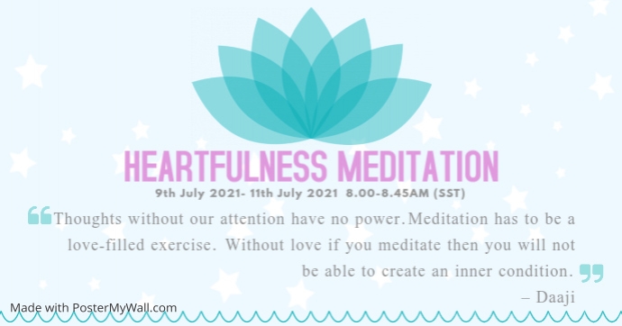 Copy of Mindfulness Meditation Session Banner | PosterMyWall