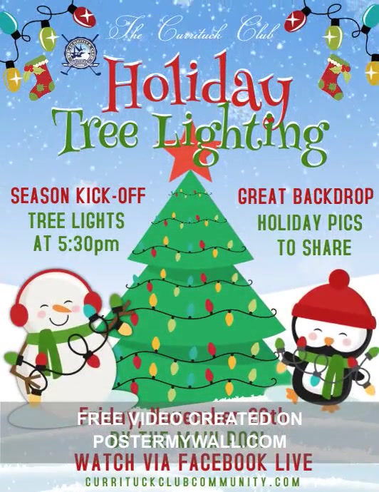 Copy of 2021 Tree Lighting | PosterMyWall