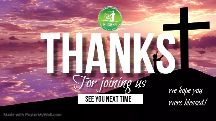 thanks video, thank you, thank you cards | PosterMyWall