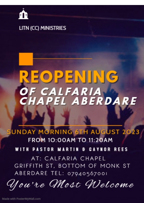 church REOPENING flyer | PosterMyWall