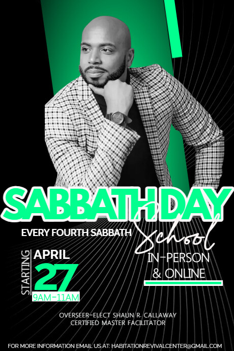 Sabbath Day School | PosterMyWall