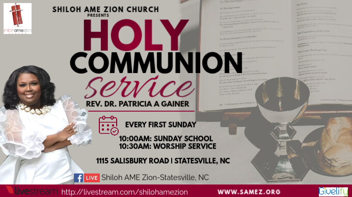 Holy Communion Service (1) | PosterMyWall