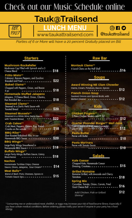 Front menu (2) | PosterMyWall