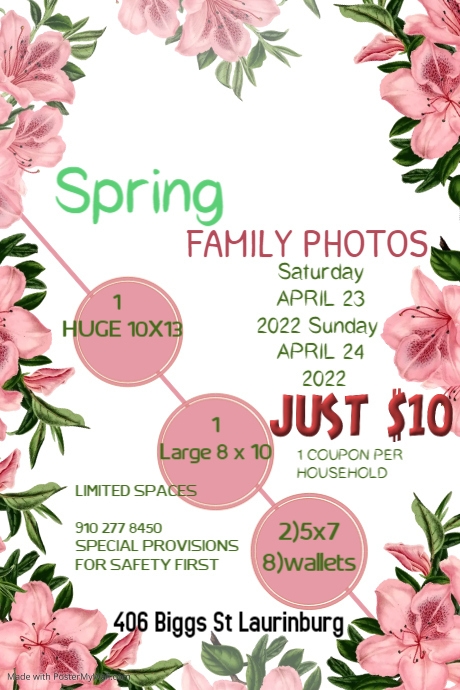 SPRING FAMILY PHOTOS | PosterMyWall