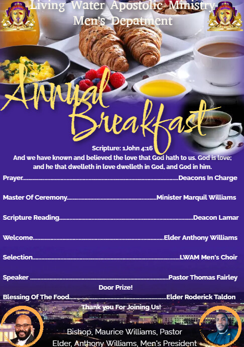 Annual Breakfast! | PosterMyWall