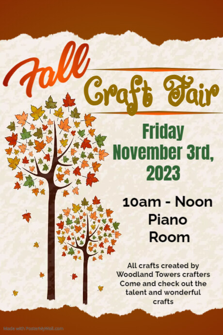 Fall Craft Fair | PosterMyWall