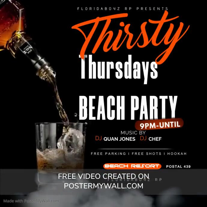 thirsty thursdays | PosterMyWall