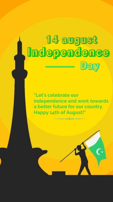 14 august independence day Template | PosterMyWall