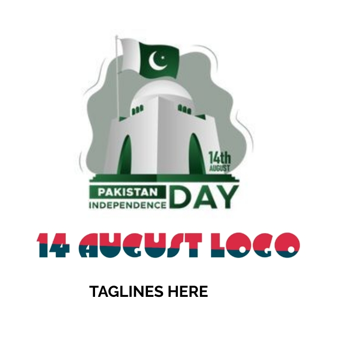 14 August logo design || freedoms logo design Template | PosterMyWall