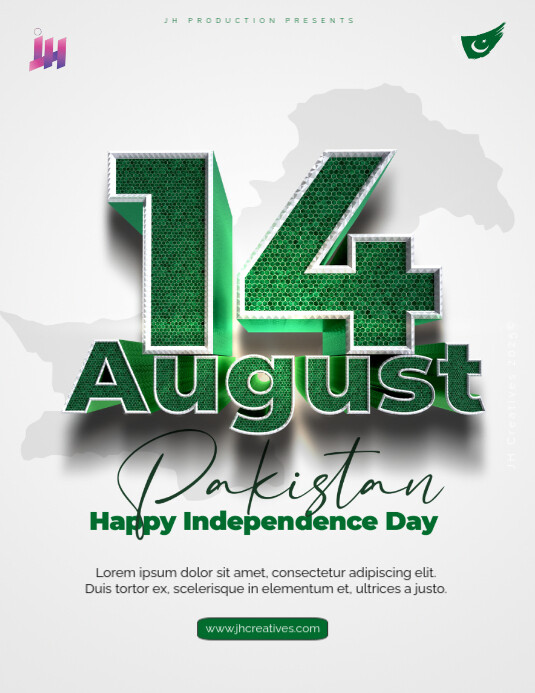 14 August Pakistan Independence Day Template | PosterMyWall