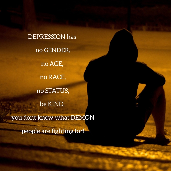 14 Depression Template | PosterMyWall