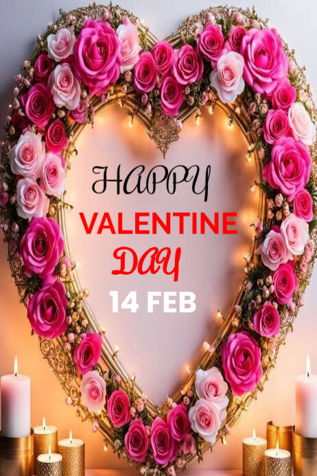 Modèle 14 Feb Valentine Day Poster | PosterMyWall