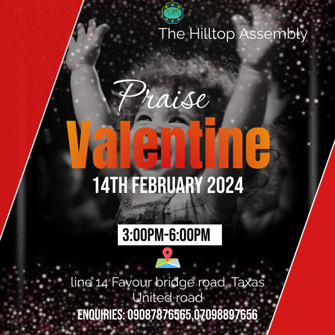 14 February 2024 Valentine Template | PosterMyWall