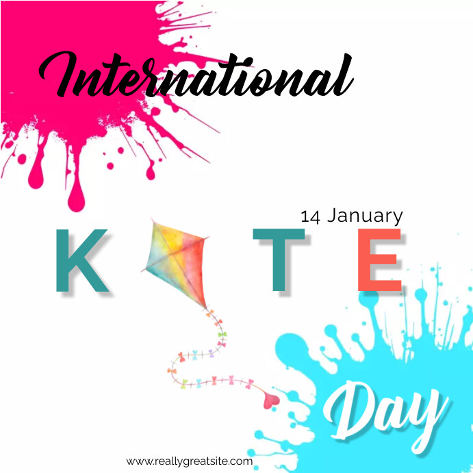 14 January International Kite Day Instagram Template | PosterMyWall