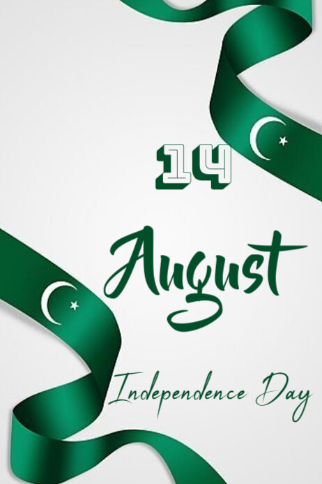 Plantilla de 14 of August poster | PosterMyWall