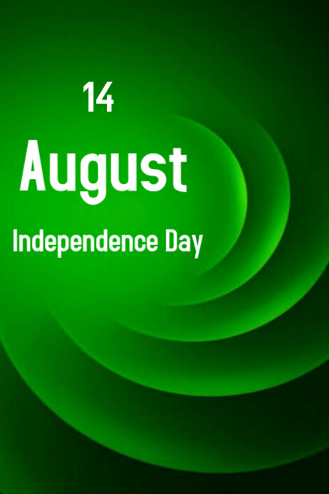 14 of August poster Template | PosterMyWall