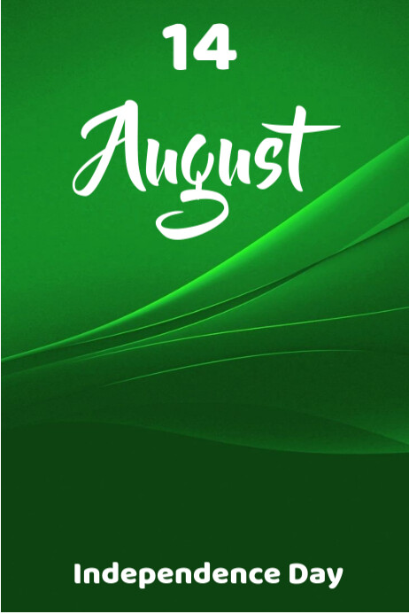 Copy of 14 of August poster | PosterMyWall