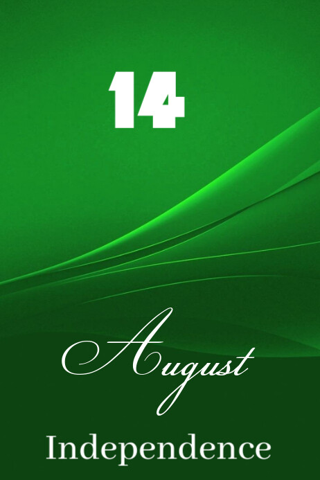 Copy of 14 of August poster | PosterMyWall
