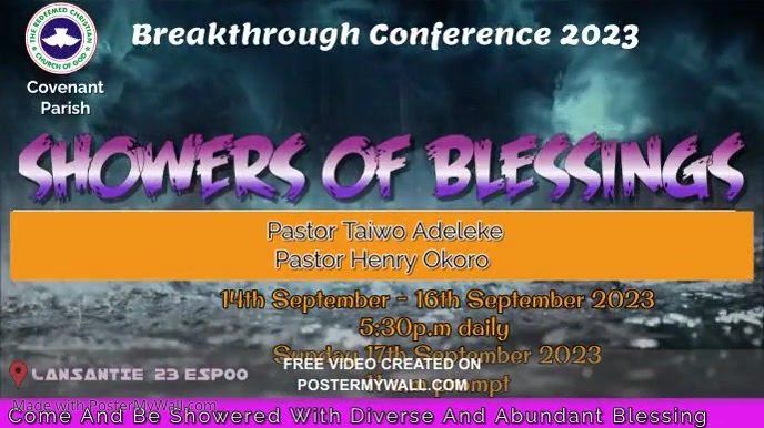 Copy of BREAKTHROUGH CONFERENCE 2023 | PosterMyWall