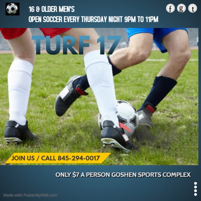 Copy of Copy of soccer club,football try outs | PosterMyWall