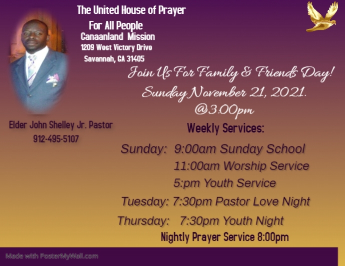 Copy of Pastor's appreciation poster | PosterMyWall