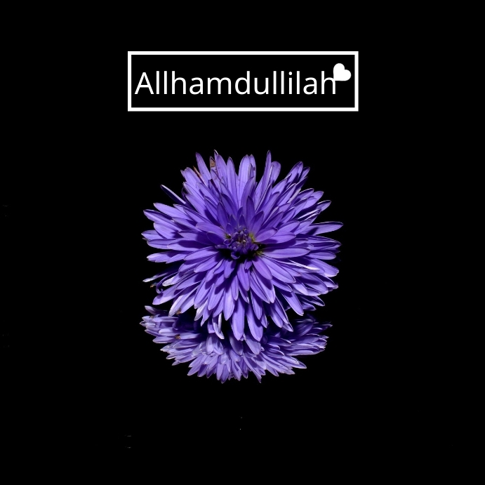 Copy of 143 Allhamdulillah | PosterMyWall