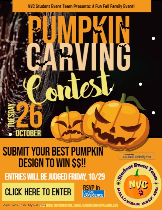 Copy of Pumpkin Carving Contest Poster | PosterMyWall