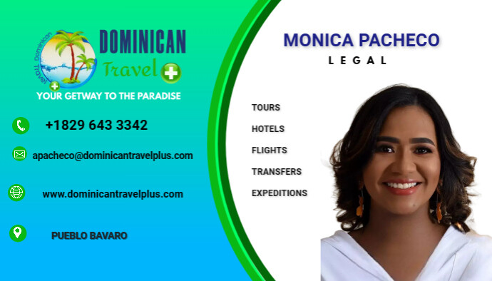 MONICA PACHECO business card DT + (4) | PosterMyWall