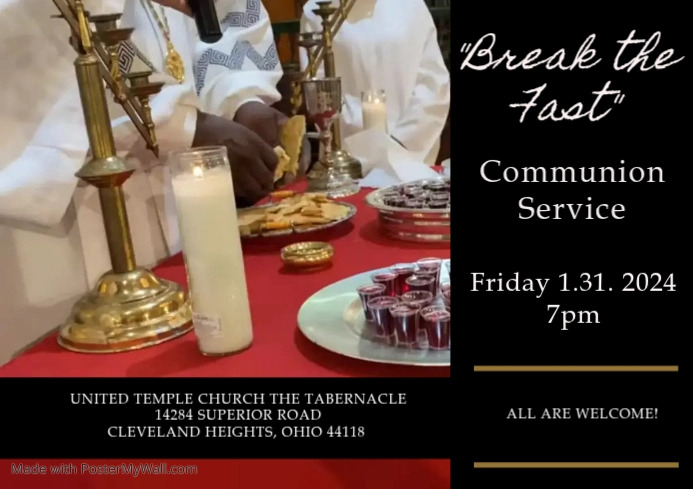 holy communion service | PosterMyWall