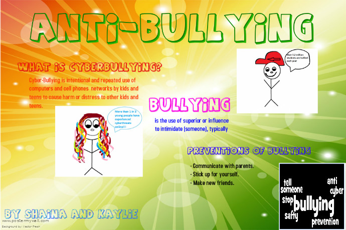 anti bullying project | PosterMyWall