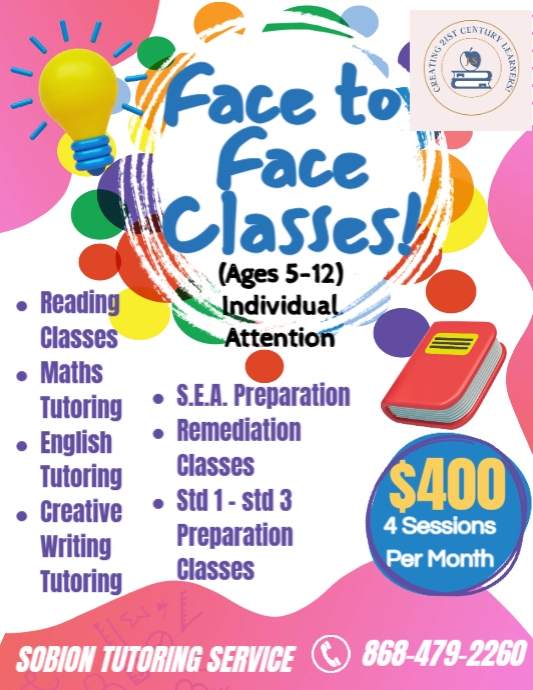 Copy of English Tutoring Flyer (1) | PosterMyWall