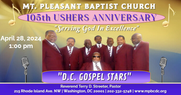 USHERS ANNIVERSARY | PosterMyWall