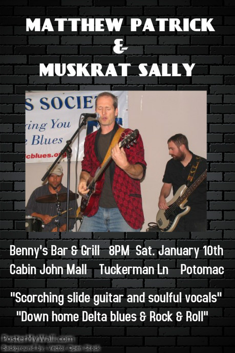 Muskrat Sally at Benny's Bar & Grill | PosterMyWall