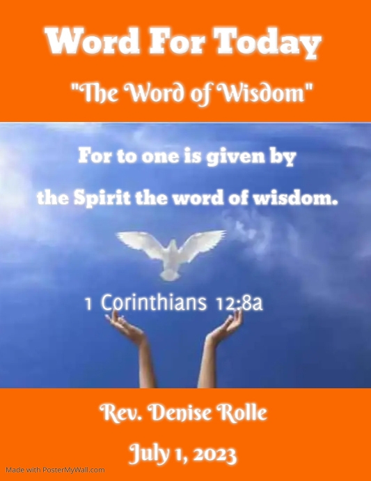Copy of The Word of Wisdom | PosterMyWall