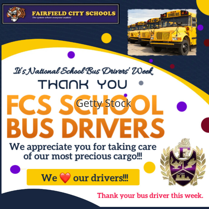 School bus driver hiring ad | PosterMyWall