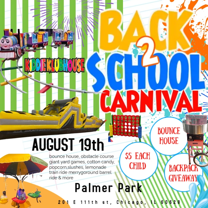 BACK 2 SCHOOL FUN DAY | PosterMyWall