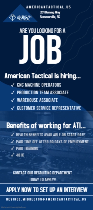 JOB HIRING FLYER rack card | PosterMyWall
