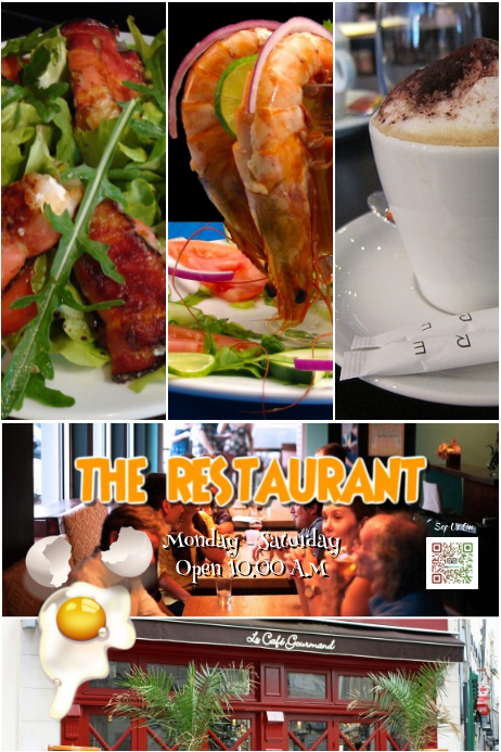 Restaurant poster - PosterMyWall Template | PosterMyWall