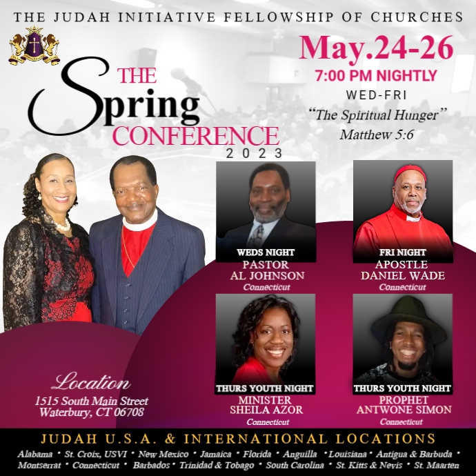 Judah Spring Conference 2023 (1) | PosterMyWall