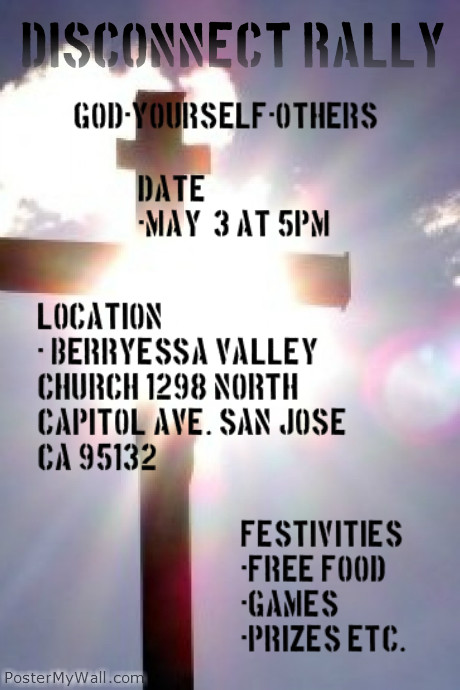 Disconnect Rally 3 | PosterMyWall