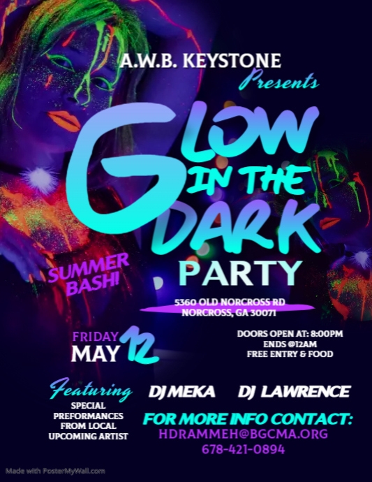 Copy of Glow Party Flyer | PosterMyWall