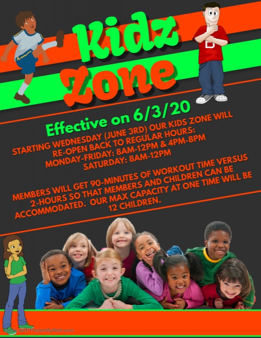 Copy of Copy of Kidz Zone | PosterMyWall