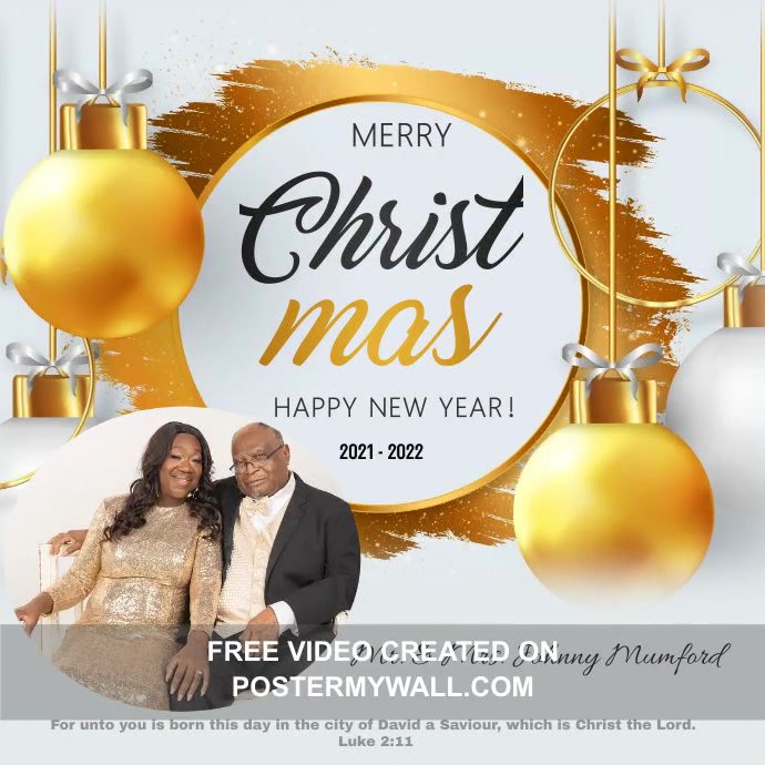 Christmas J & D 2021 | PosterMyWall