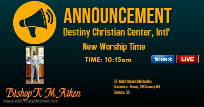 Copy of Special announcement flyer | PosterMyWall