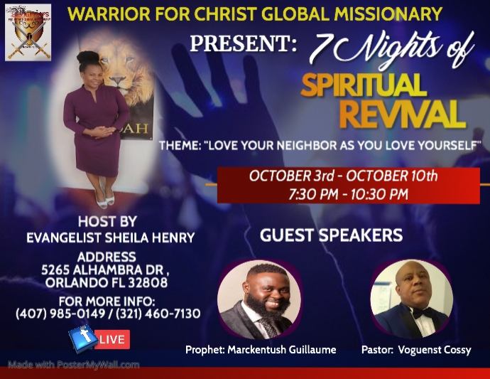 Copy of night revival | PosterMyWall