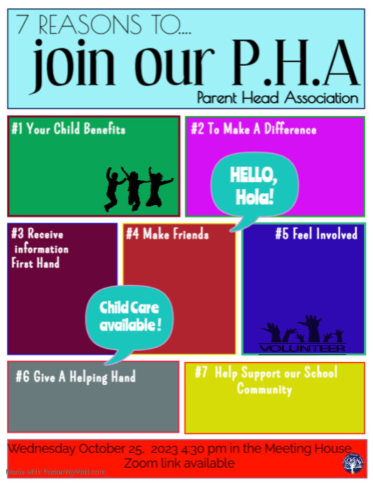 7 reasons to join our PTA | PosterMyWall