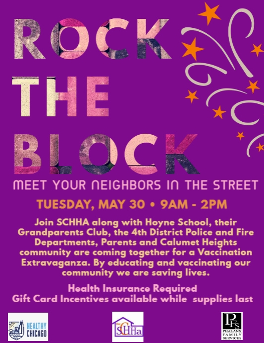 Rock the Block College Party Flyer | PosterMyWall