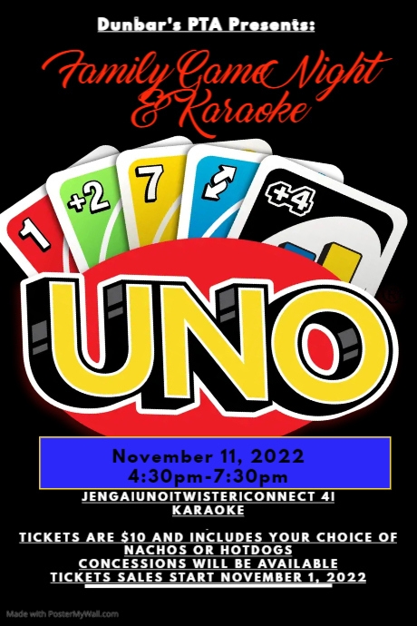 Uno Tournament Poster | PosterMyWall
